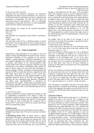 Saturation Throughput and Delay Aware Asynchronous Noc Using Fuzzy Logic | PDF