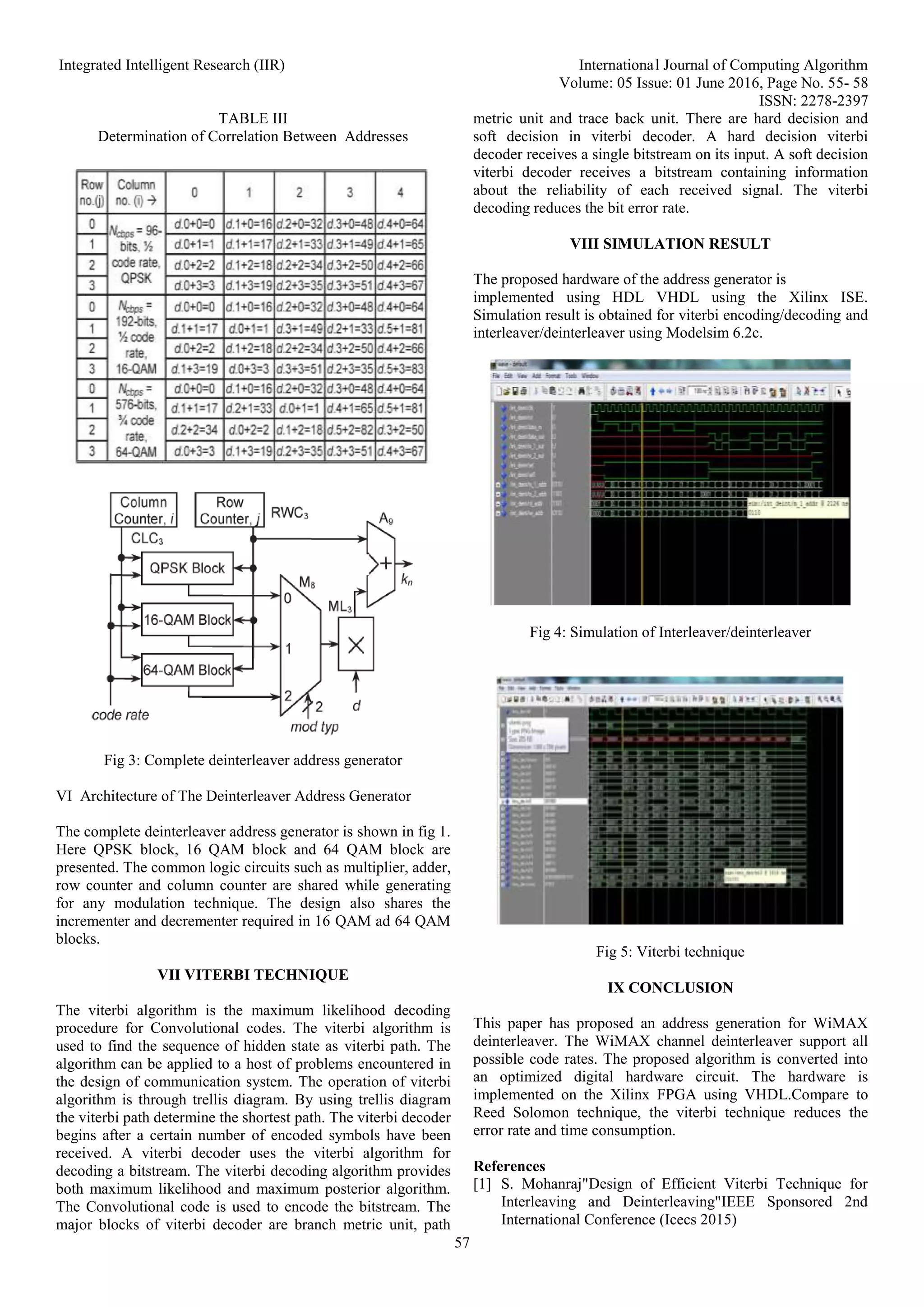 High Speed Low Power Viterbi Decoder Using Trellis Code Modulation Doc