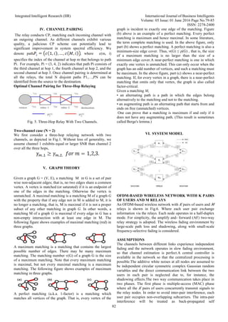 Optimal Channel and Relay Assignment in Ofdmbased Multi-Relay Multi-Pair Two-Way Communication ...