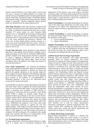 Image Segmentation Based Survey on the Lung Cancer MRI Images | PDF
