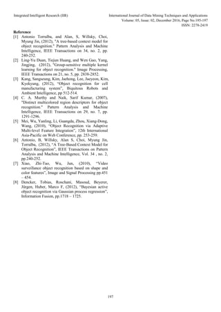 Feature Based Underwater Fish Recognition Using SVM Classifier | DOCX