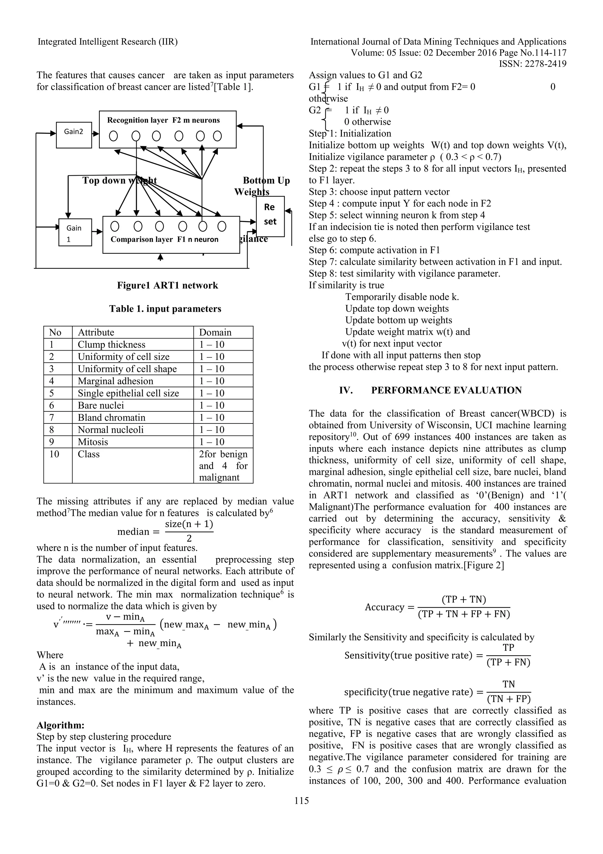 An Approach for Breast Cancer Classification using Neural Networks | DOCX