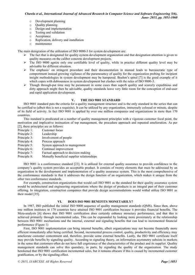 A Review of the Concept of ISO Standard 9000 Family | PDF