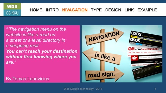 Navigation and Link | PDF | Web Design and HTML | Internet