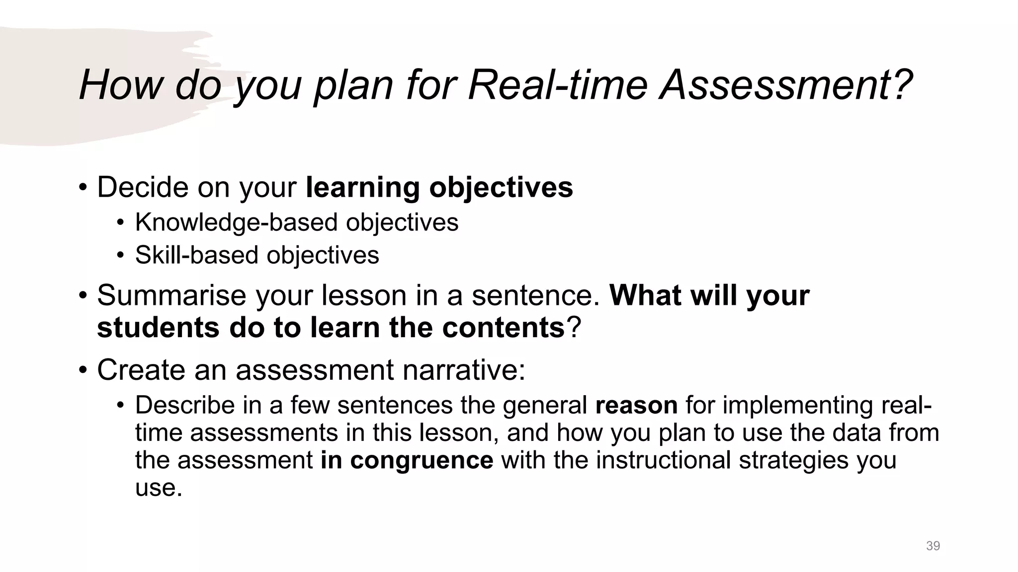 Real-time Assessment: A Guide for Emergency Remote Teaching | PPTX ...