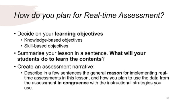 Real-time Assessment: A Guide for Emergency Remote Teaching | PPTX ...
