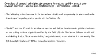 V5 Th07 Polling Stations.pptxtvcrctvrxrvcdecd | PPTX | Elections | Politics