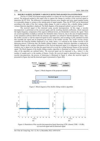 Double sliding window variance detection-based time-of-arrival estimation in ultra-wideband ...