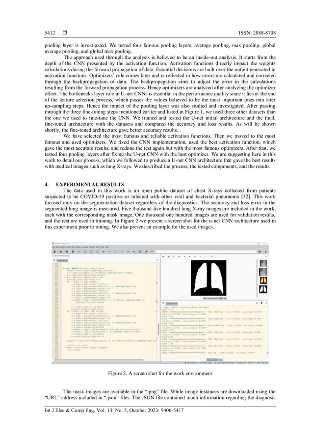 Fine Tuning U Net For Medical Image Segmentation Based On Activation