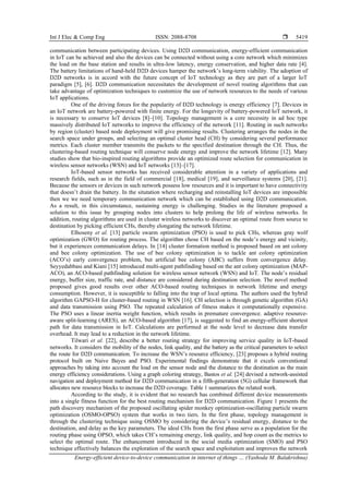 Energy-efficient device-to-device communication in internet of things using hybrid optimization ...