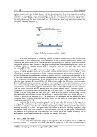 Dielectric Resonator Reflectarray Antenna Unit Cells for 5G Applications | PDF | Physics | Science