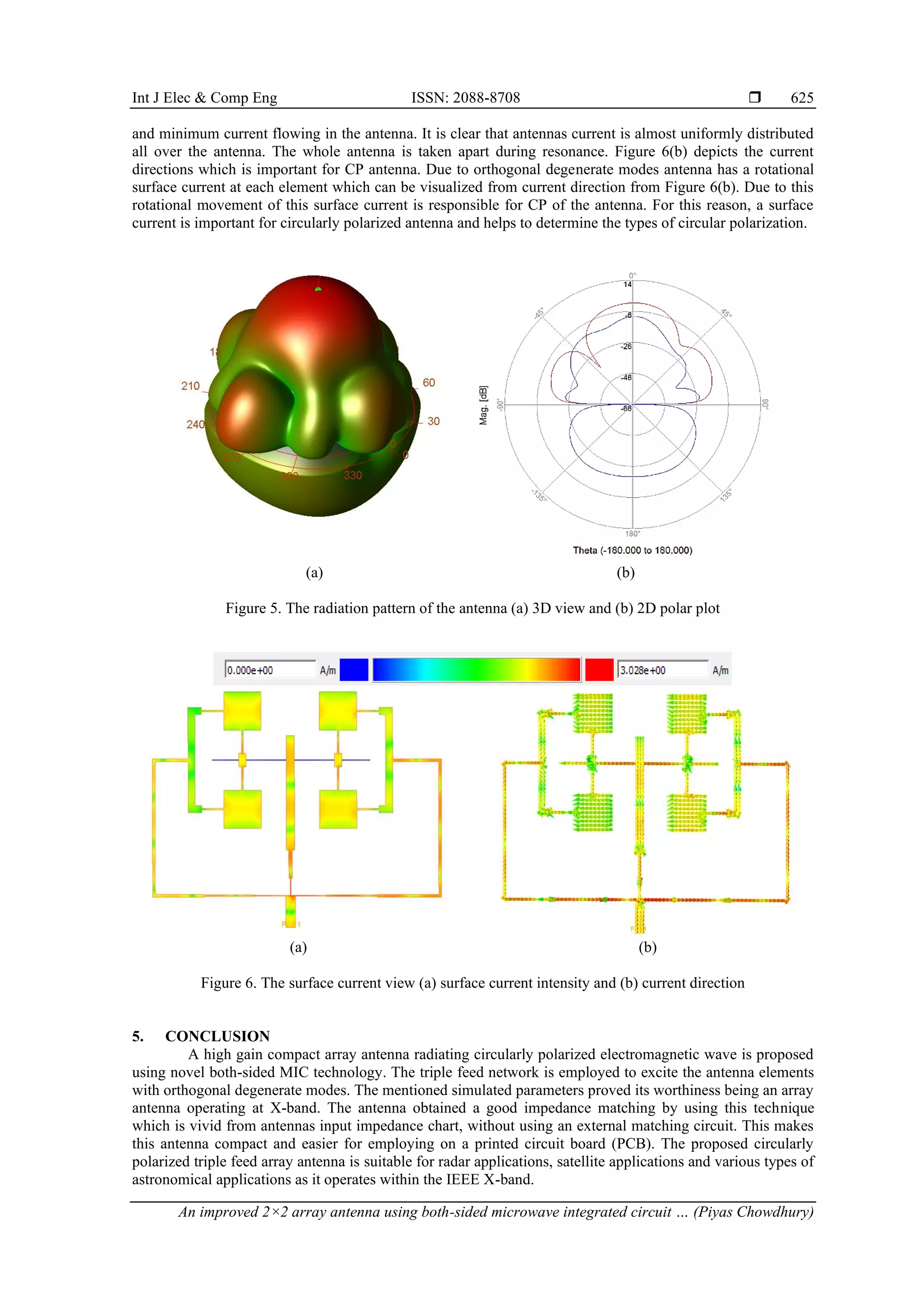 An improved 2×2 array antenna using both-sided microwave integrated circuit technology for ...