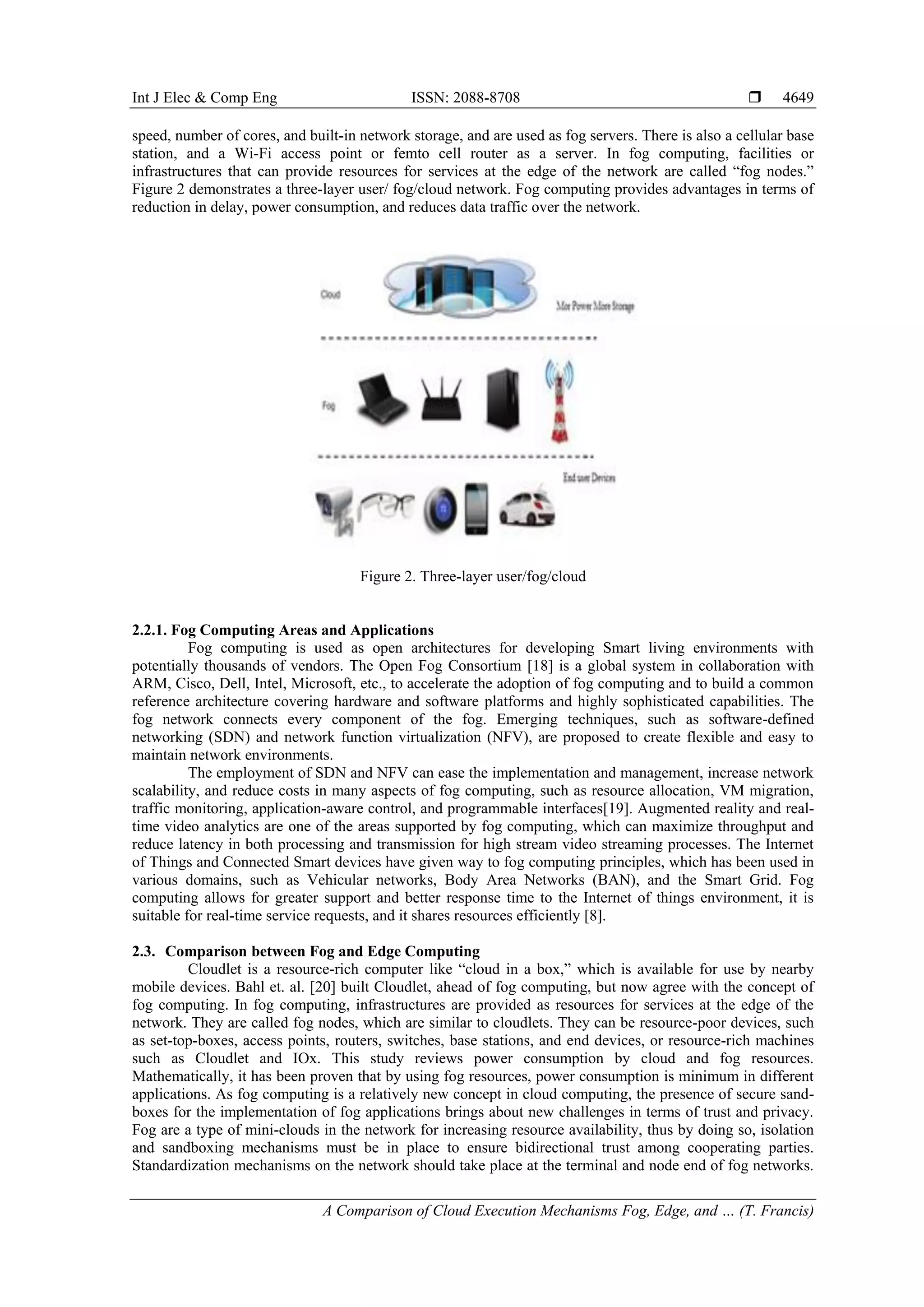 A Comparison of Cloud Execution Mechanisms Fog, Edge, and Clone Cloud Computing | PDF