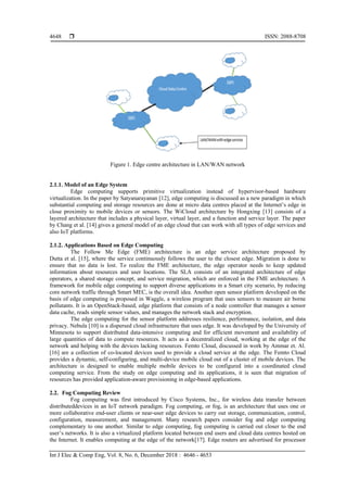 A Comparison of Cloud Execution Mechanisms Fog, Edge, and Clone Cloud Computing | PDF