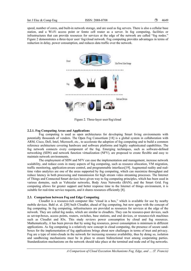 A Comparison of Cloud Execution Mechanisms Fog, Edge, and Clone Cloud Computing | PDF
