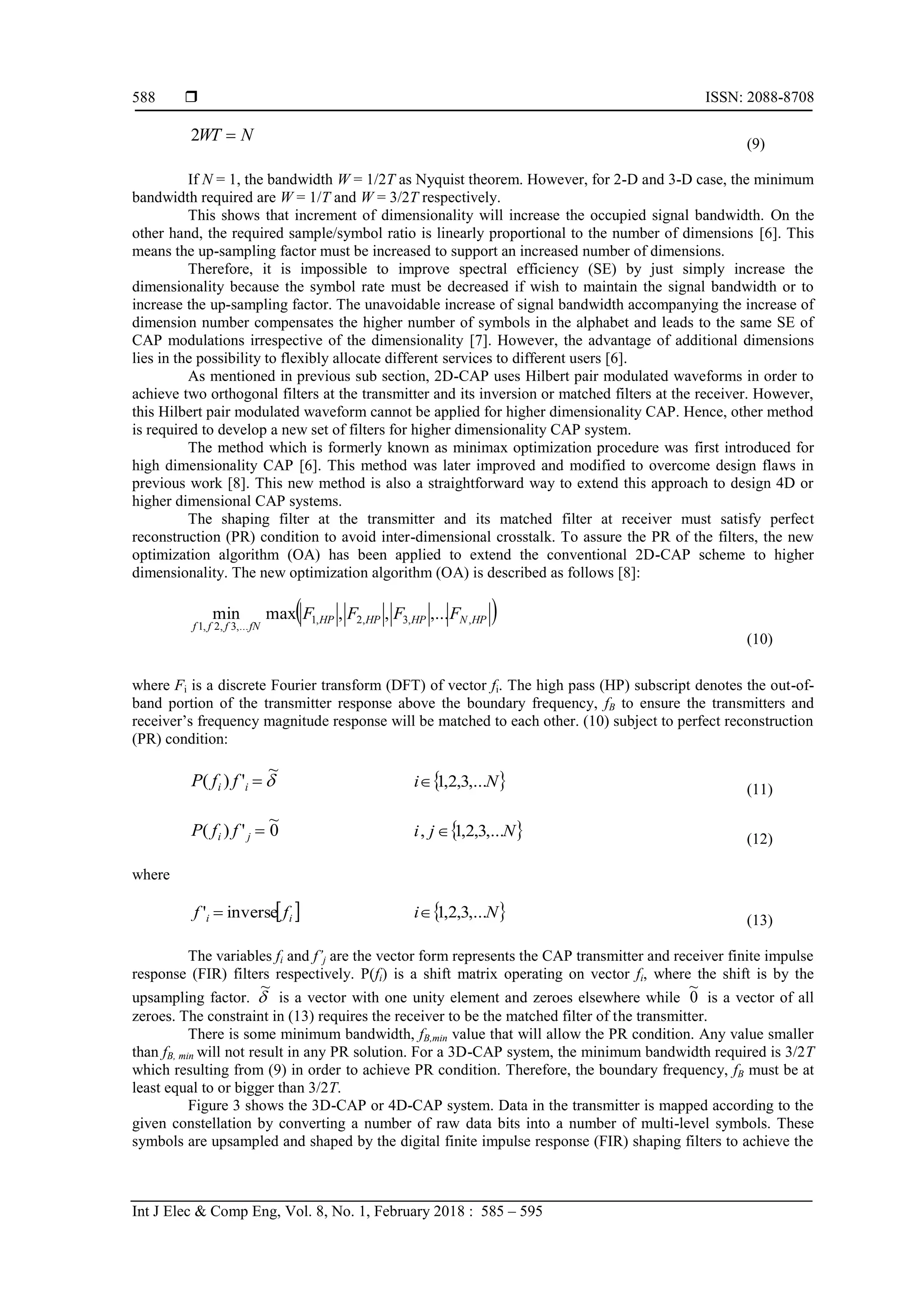 A Carrierless Amplitude Phase Cap Modulation Format Perspective And Prospect In Optical