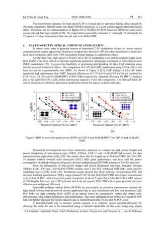 A Carrierless Amplitude Phase (CAP) Modulation Format: Perspective and ...
