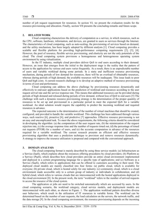 Prediction Based Efficient Resource Provisioning and Its Impact on QoS Parameters in the Cloud ...