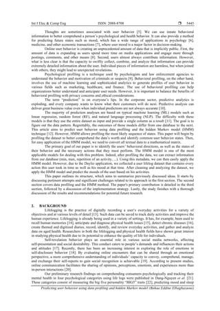 Predicting user behavior using data profiling and hidden Markov model | PDF | Internet | Computing