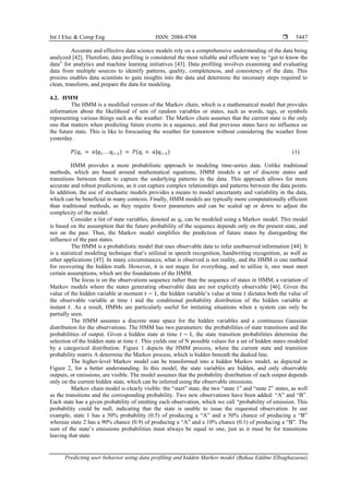 Predicting user behavior using data profiling and hidden Markov model | PDF | Internet | Computing