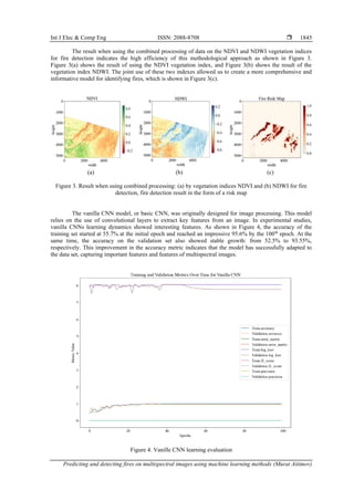 Predicting and detecting fires on multispectral images using machine learning methods | PDF ...