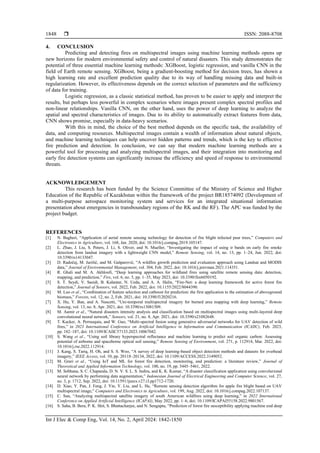 Predicting and detecting fires on multispectral images using machine learning methods | PDF ...