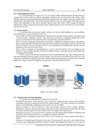 Cloud data security and various cryptographic algorithms | PDF | Cloud ...