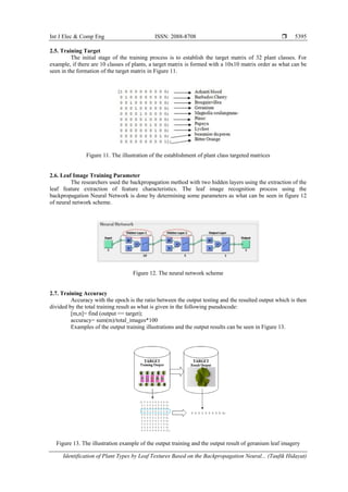 Identification of Plant Types by Leaf Textures Based on the Backpropagation Neural Network | PDF