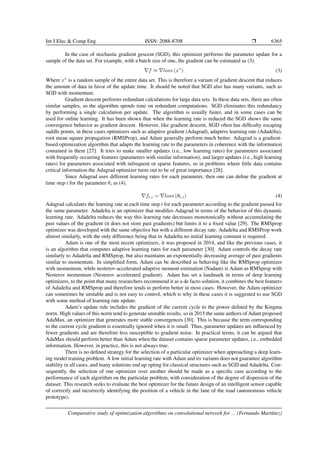 Comparative study of optimization algorithms on convolutional network ...