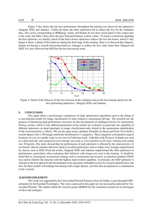 Comparative study of optimization algorithms on convolutional network for autonomous driving | PDF
