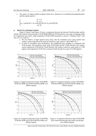 Improving The Performance of Viterbi Decoder using Window System | PDF