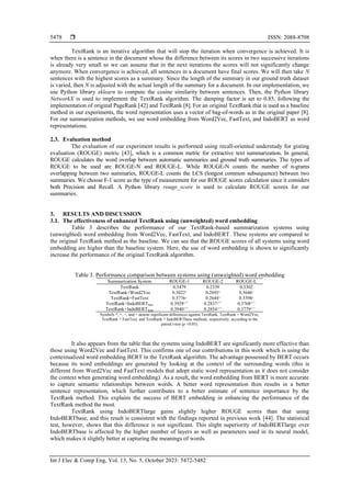 Enhanced TextRank using weighted word embedding for text summarization | PDF