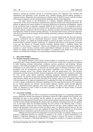 A novel dynamic enterprise architecture model: leveraging MAPE-K loop ...