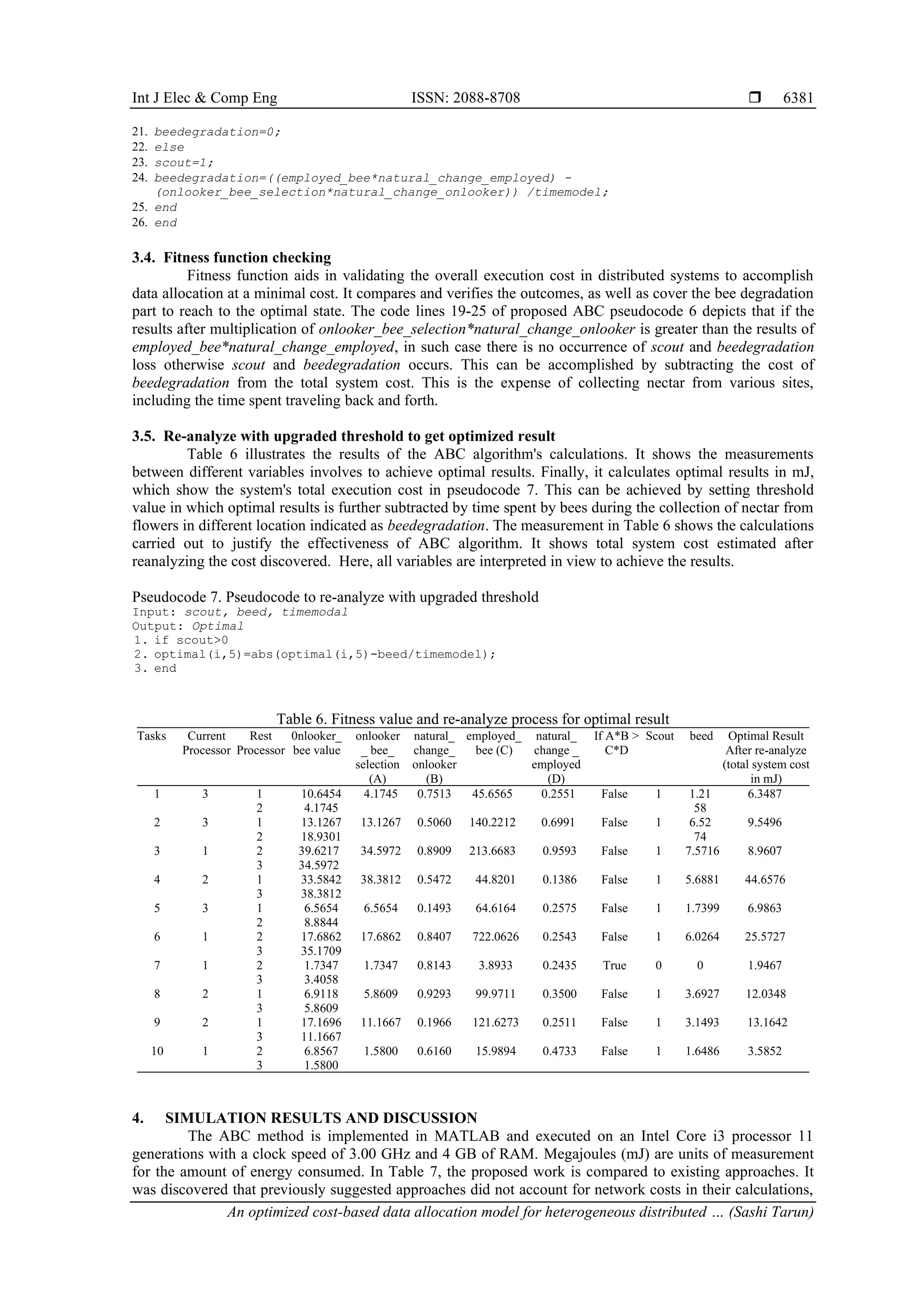 An Optimized Cost Based Data Allocation Model For Heterogeneous Distributed Computing Systems Pdf