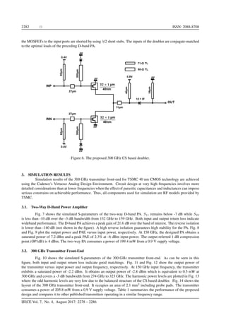 A 300 GHz CMOS Transmitter Front-End for Ultrahigh-Speed Wireless Communications | PDF