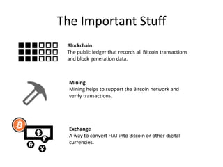 Bitcoin 101 Intro Presentation | PPTX