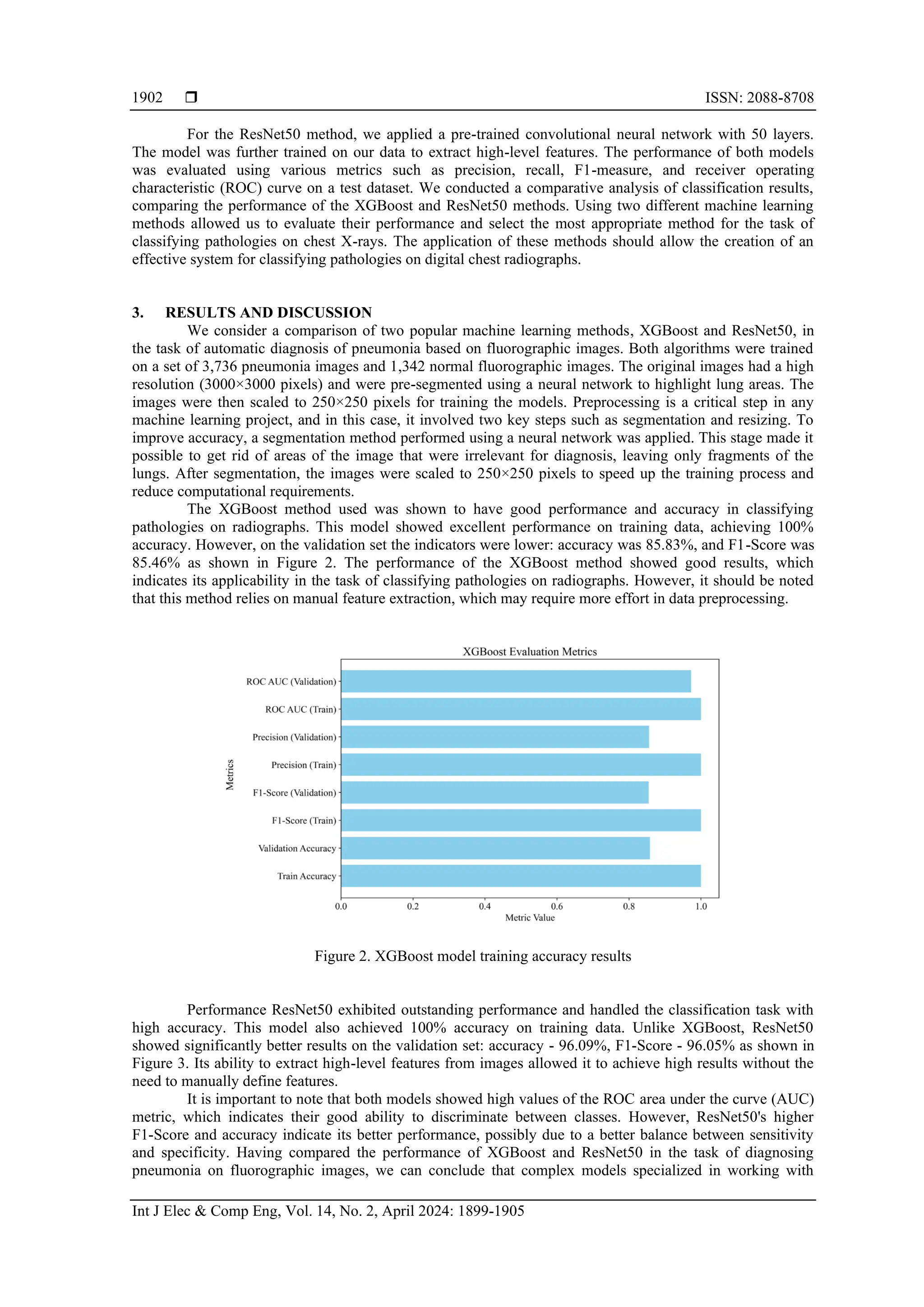 Classification Of Pathologies On Digital Chest Radiographs Using Machine Learning Methods Pdf