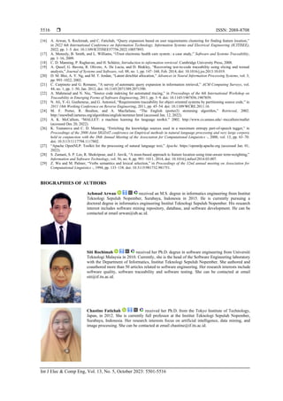 Query expansion using novel use case scenario relationship for finding feature location | PDF