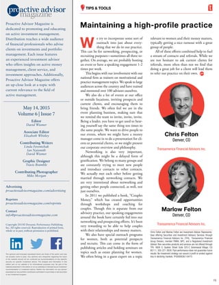 Damon Ridley – Proactive Advisor Magazine – Volume 6, Issue 7 | PDF