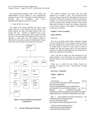 Cryptography System for Online Communication Using Polyalphabetic Substitution Method | PDF