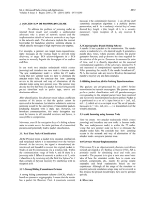 Forestalling Meticulous Jam Attacks Using Packet-Hiding Techniques | PDF