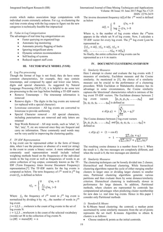 Silhouette Threshold Based Text Clustering for Log Analysis | PDF