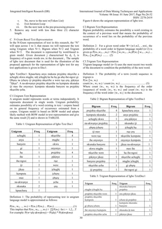Analysis and Representation of Igbo Text Document for a Text-Based System | DOC | Computing ...