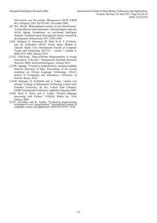 Analysis and Representation of Igbo Text Document for a Text-Based System