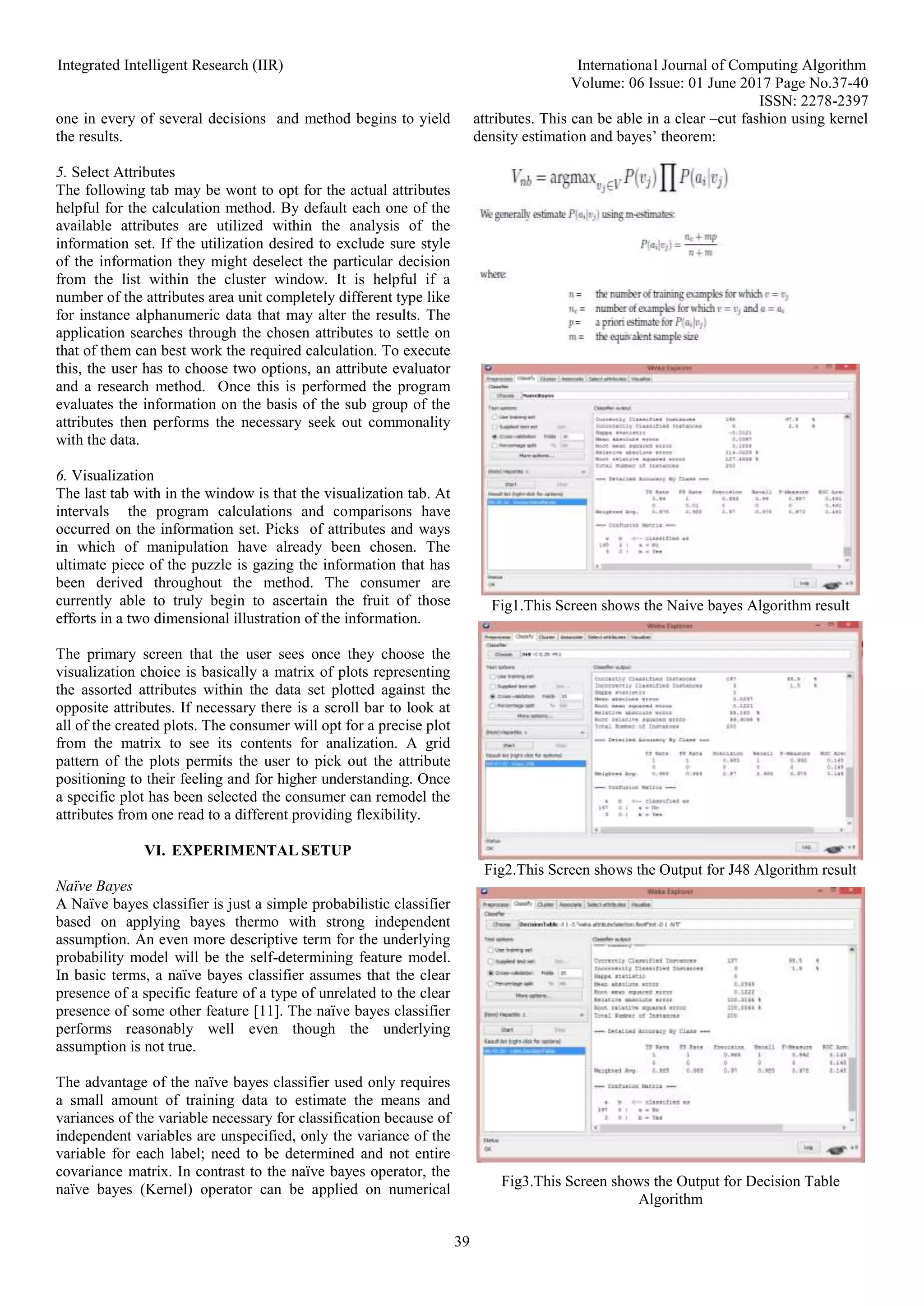 A Tentative Analysis Of Liver Disorder Using Data Mining Algorithms J48 Decision Table And