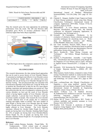 A Tentative analysis of Liver Disorder using Data Mining Algorithms J48 ...