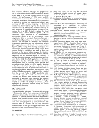 Survey on Host and Network Based Intrusion Detection System | PDF