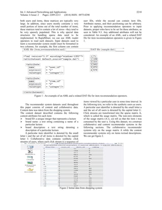 Investigation and application of Personalizing Recommender Systems based on ALIDATA DISCOVERY | PDF