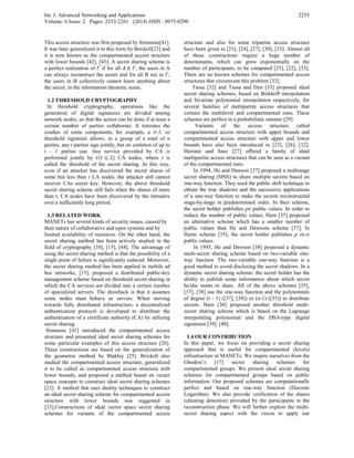 Multi-Level Secret Sharing Scheme for Mobile Ad-Hoc Networks | PDF