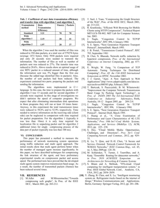 Network Monitoring and Traffic Reduction using Multi-Agent Technology | PDF